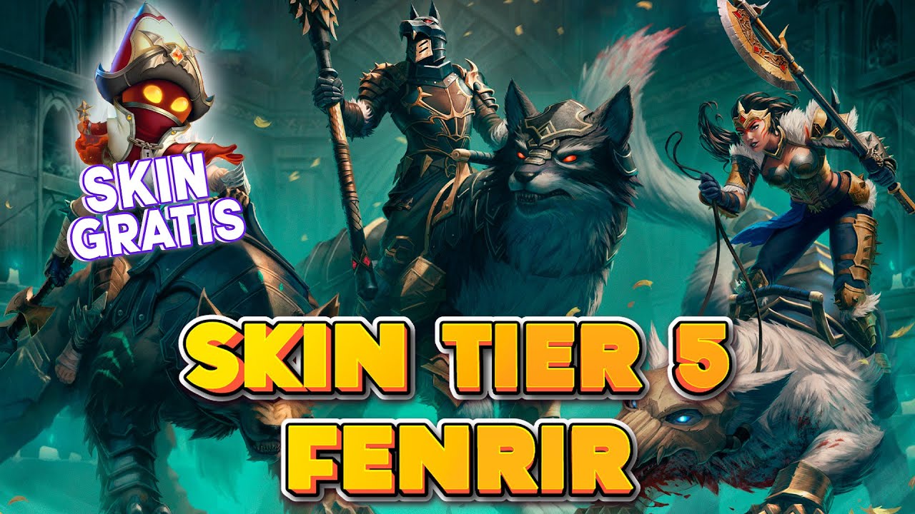 SKIN TIER 5 de FENRIR IN GAME!!! + SKIN GRATIS + EVENTO COMPLETO - YouTube
