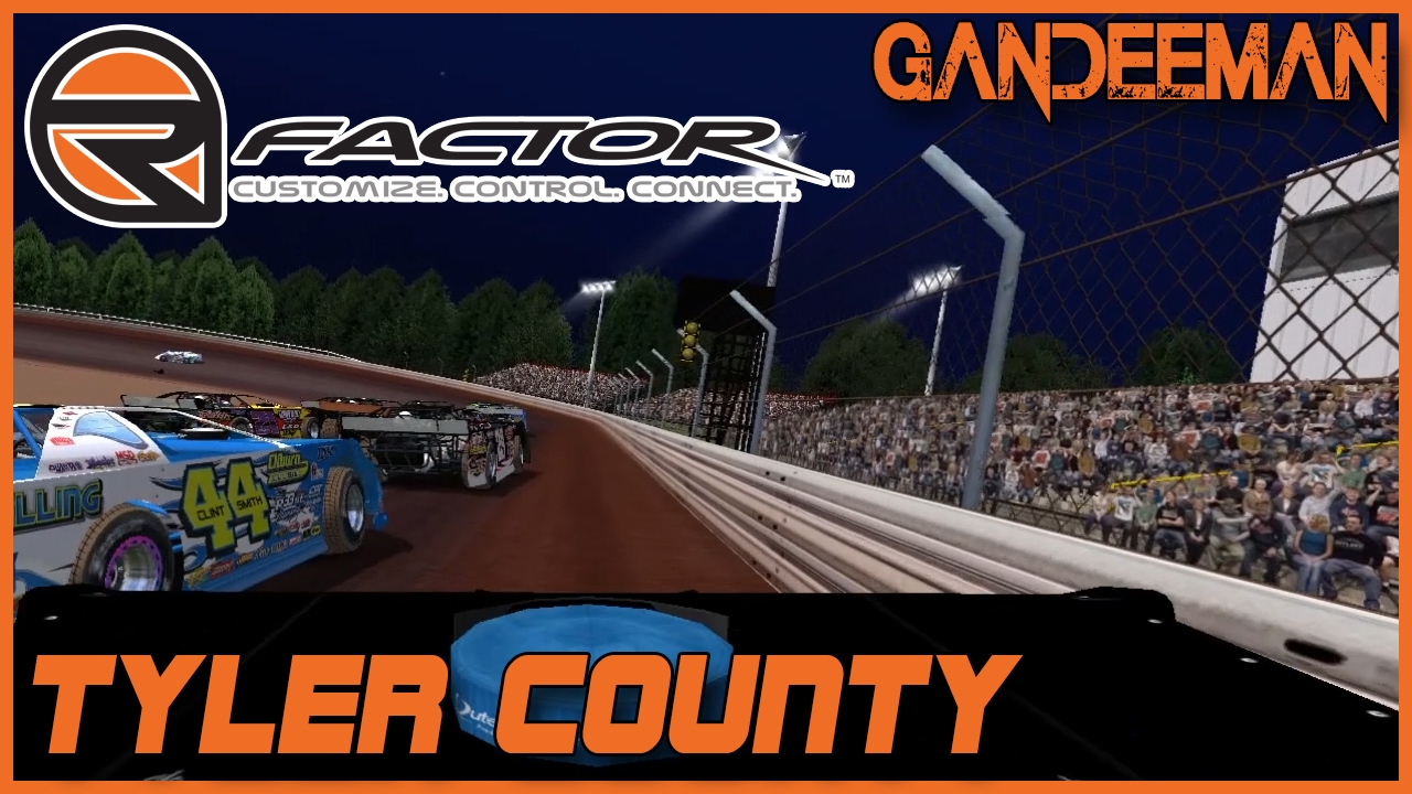 rFactor - DWD Super Late Models @ Tyler County Speedway - YouTube