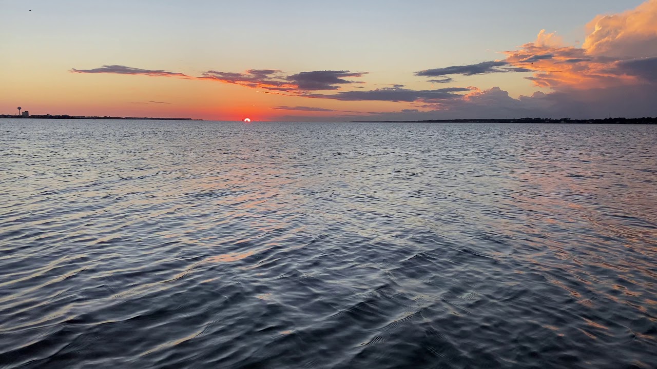 Santa Rosa Sound Sunset Navarre Beach, Florida - YouTube