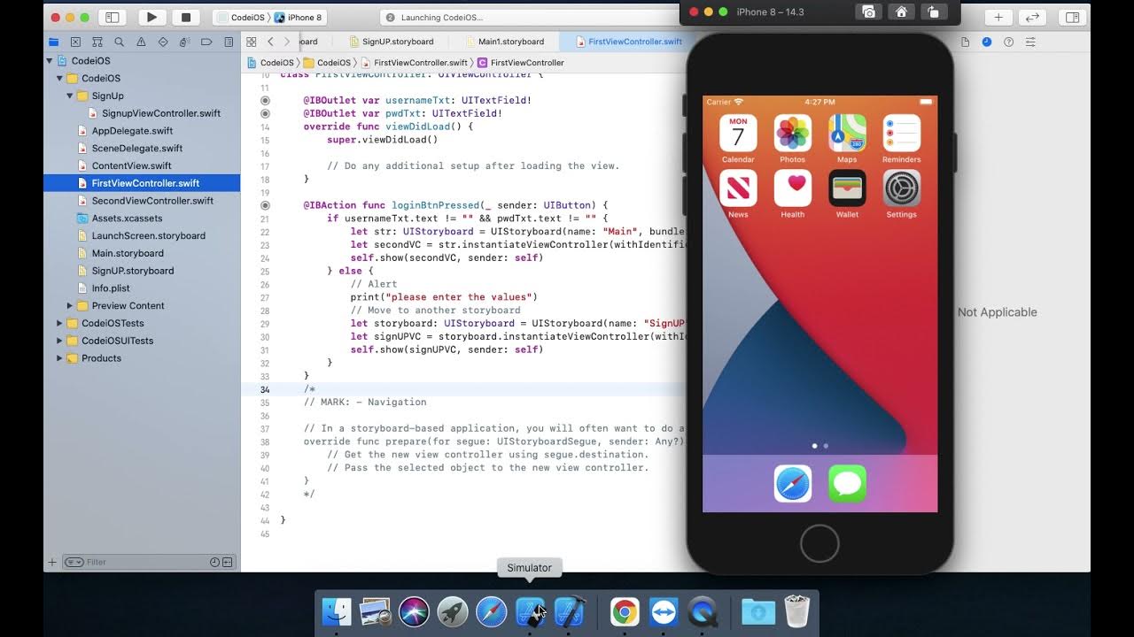 Programmatically Navigate From One Storyboard To Another Storyboard In programmatically-navigate-from-one-storyboard-to-another-storyboard-in