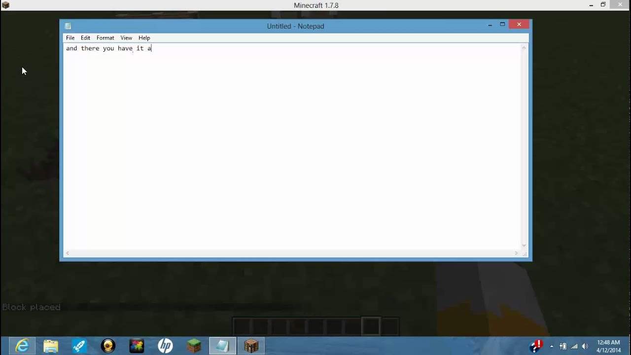 How to get a crate block in minecraft pc - YouTube