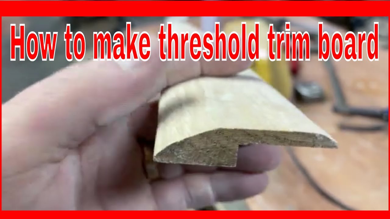 how to make a trim board from start to finish - YouTube