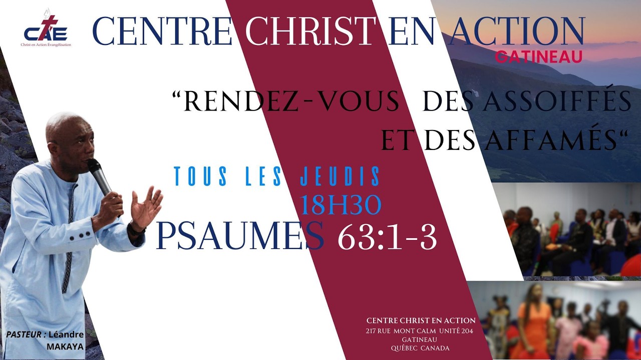 16 JUIN 2026 | Enseignement du Jeudi PARTIE II, Pasteur Léandre MAKAYA ...