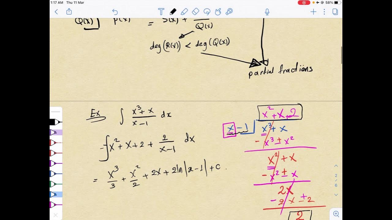 Lecture#4(Integration of Rational Functions by Partial Fractions-part#1 ...