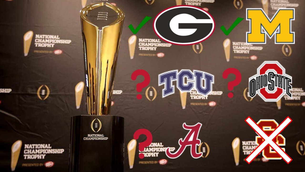 FINAL 2022 COLLEGE FOOTBALL PLAYOFF RANKING | WHO'S IN? | ALABAMA ...
