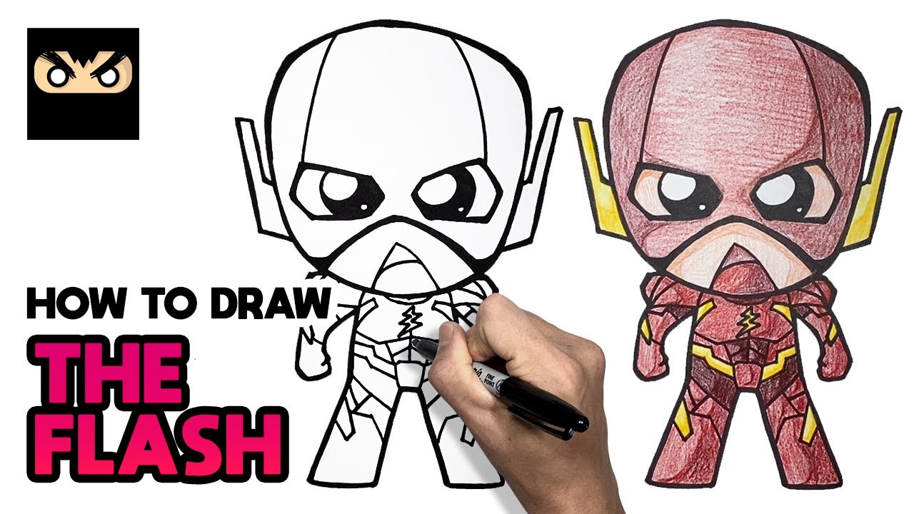 How to draw THE FLASH | JUSTICE LEAGUE - 더 플래시 그리기 | 저스티스 리그 - YouTube