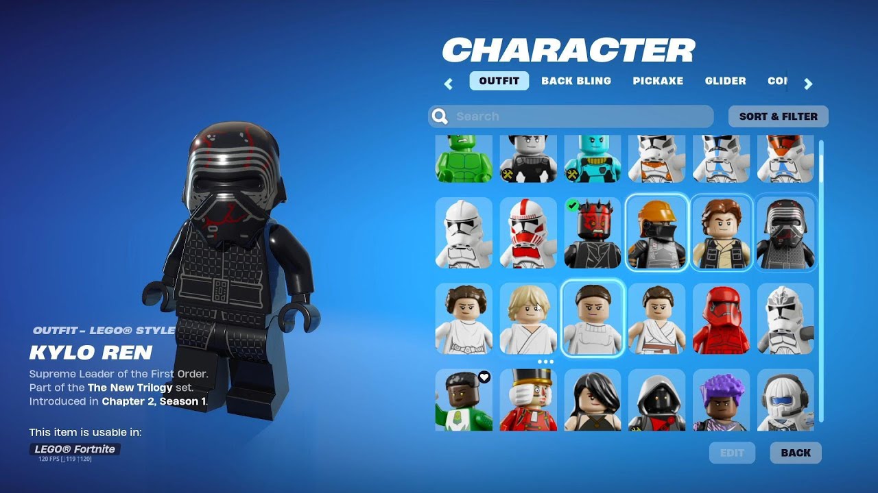 MY 2023 FORTNITE X LEGO locker (Starwars, Mr.beast and more) - YouTube