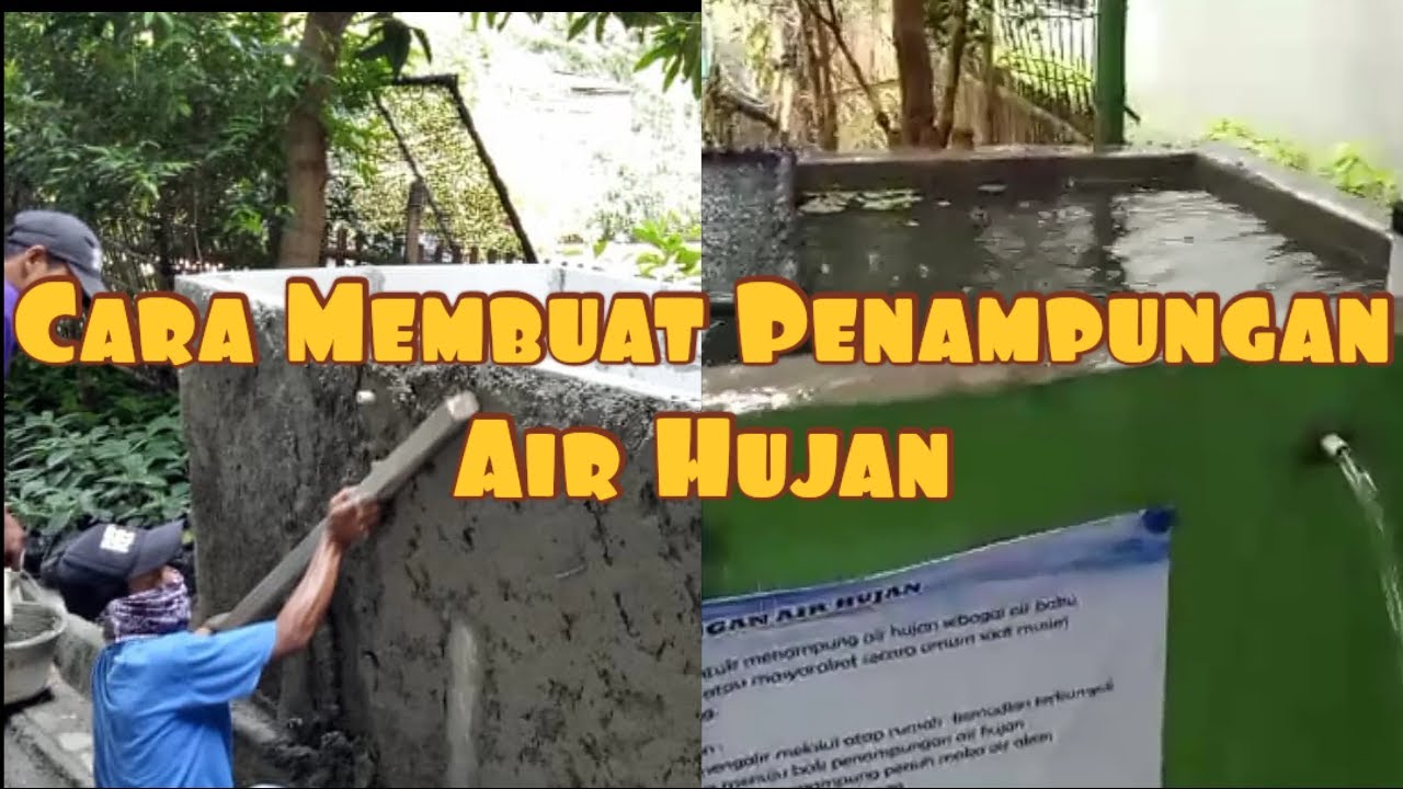 Penampungan Air Hujan - YouTube