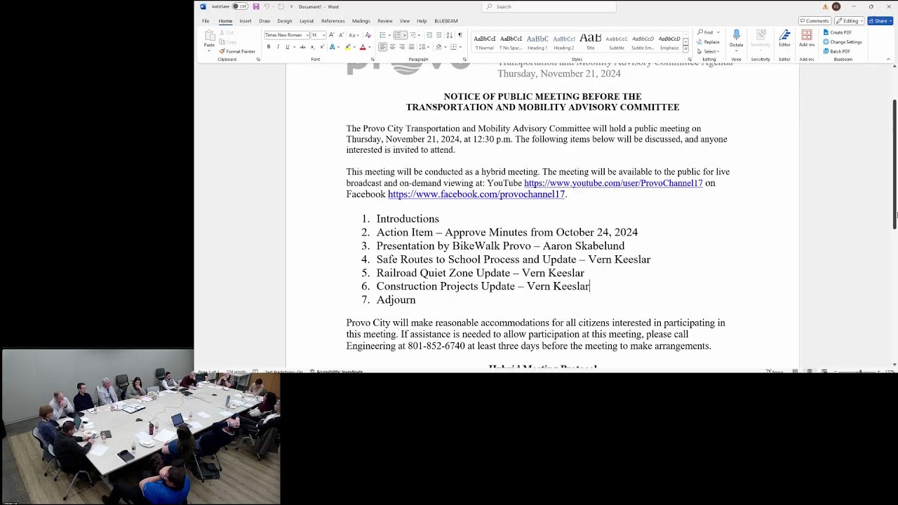 Provo City Board of Adjustment | November 18, 2024 - YouTube