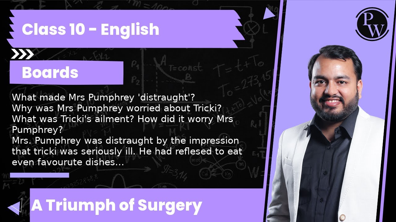 What made Mrs Pumphrey 'distraught'? Why was Mrs Pumphrey worried about ...