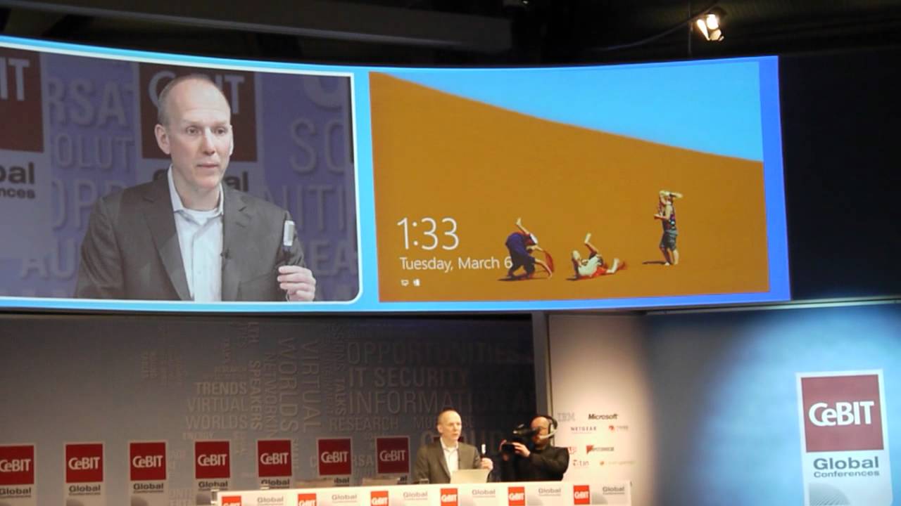 Windows 8 demo USB drive boot @ CeBIT 2012 - YouTube