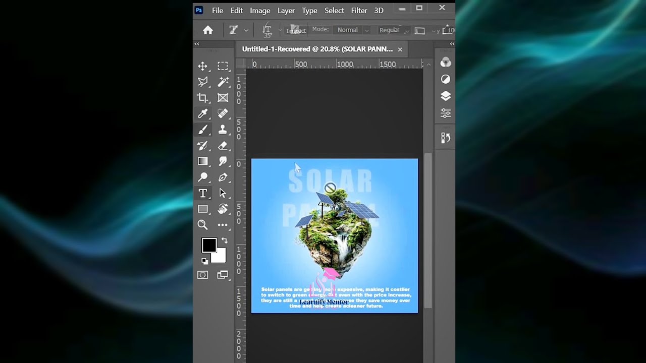Add Realistic Solar Panels in Photoshop ☀️🔋 | Smart Editing Hack! ⚡ ...