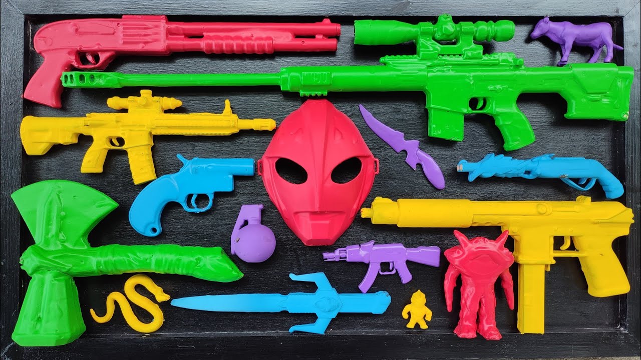 Hunting Shotgun, Ak 47, Glock Pistol, Sn1per Rifle, Bubblegun, M16 ...