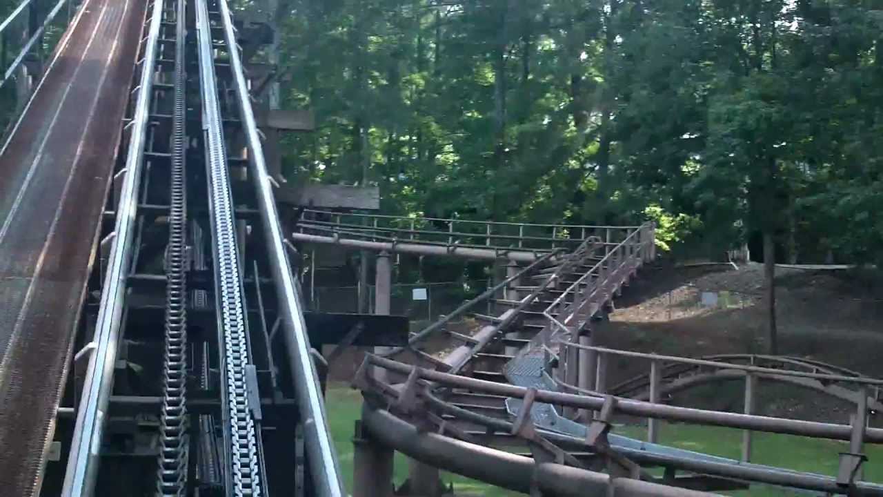 Dahlonega Mine Train at Six Flags over Georgia Front Row POV - YouTube