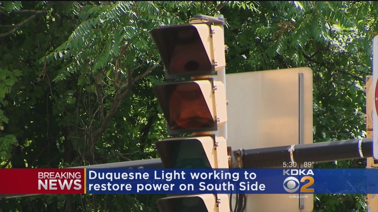 Power Outage Knocks Out South Side Traffic Lights - YouTube