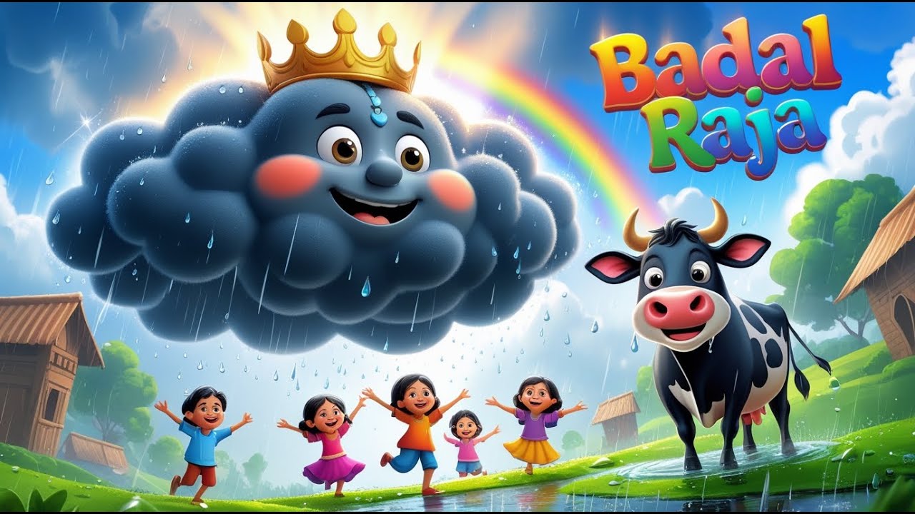 Badal Raja Badal Raja | बादल राजा | Hindi Nursery Rhymes | Hindi ...