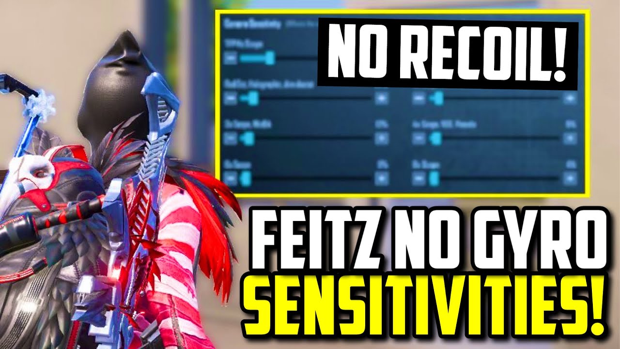 FEITZ NEW SENSITIVITY FOR BETTER HIP FIRE ACCURACY!! (NO GYRO) | PUBG ...