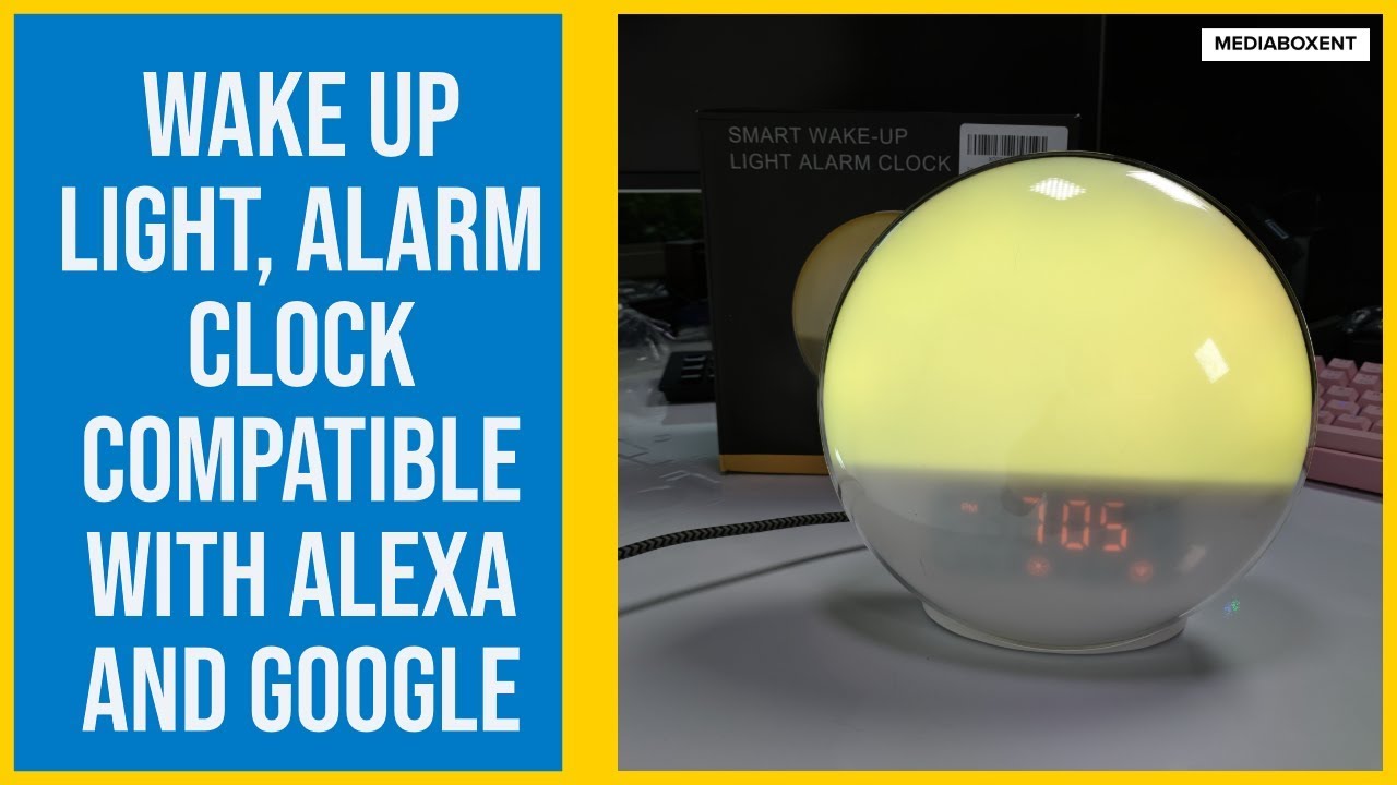 Wake-Up Light Sunrise Simulation Alarm Clock - YouTube