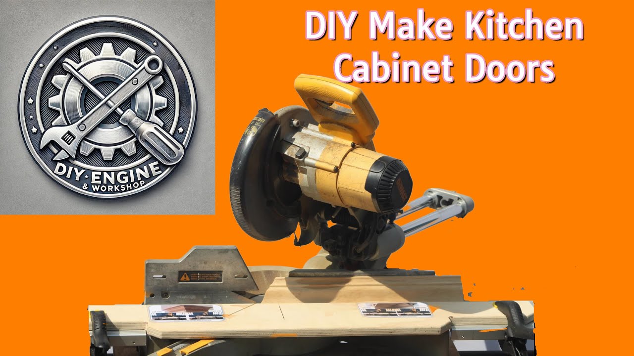 DIY Make Kitchen Cabinet Doors - YouTube