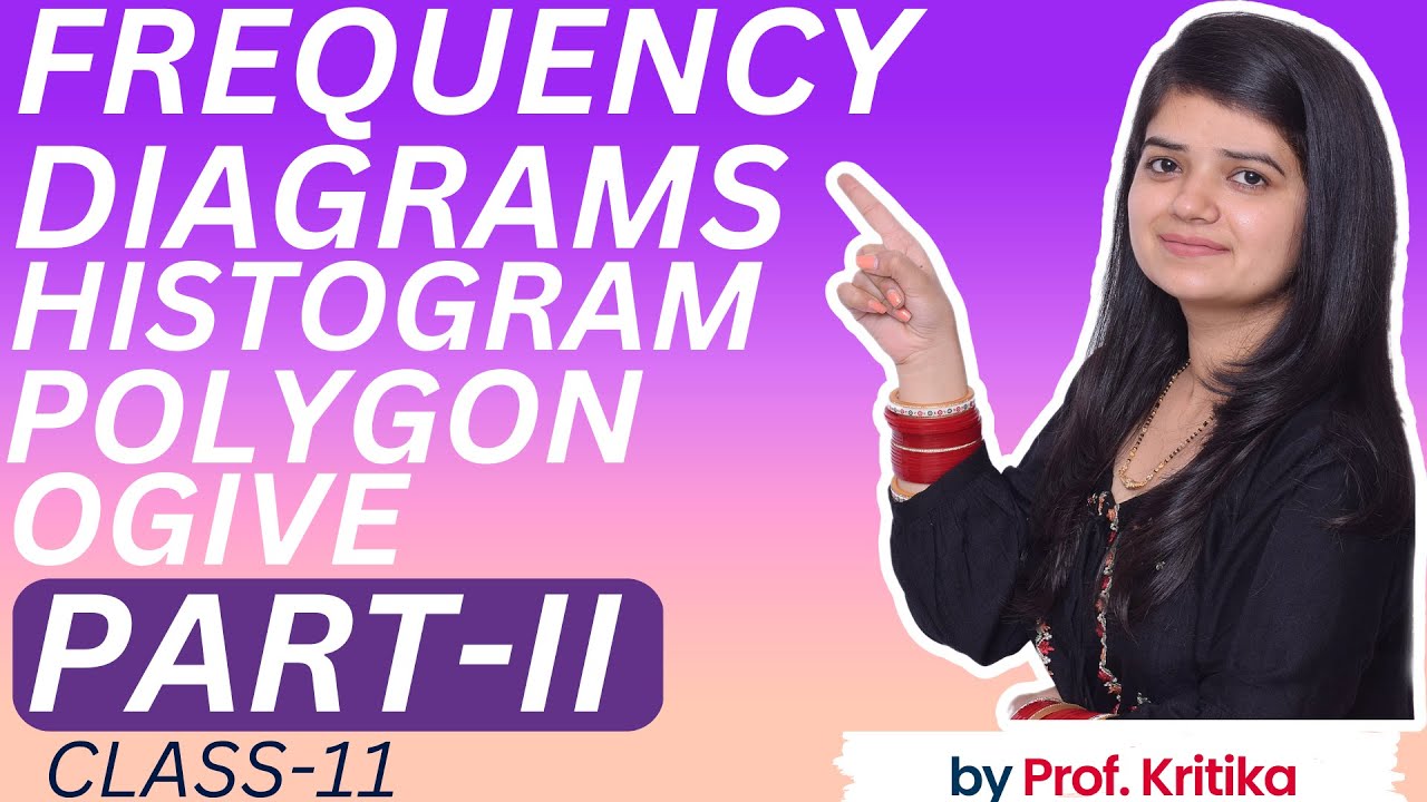 FREQUENCY DIAGRAMS-HISTOGRAM POLYGON AND OGIVE - YouTube