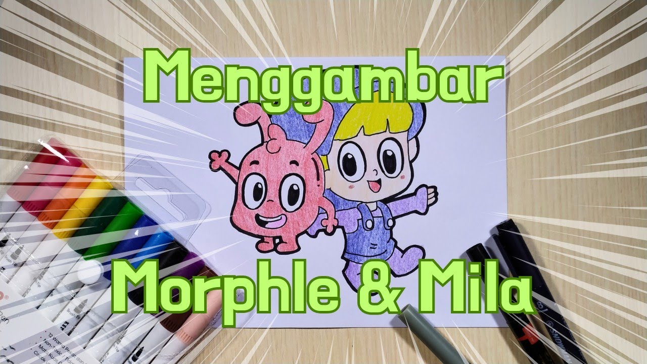 Menggambar Morphle, Gambar Morphle, How to Draw Morphle, Drawing ...
