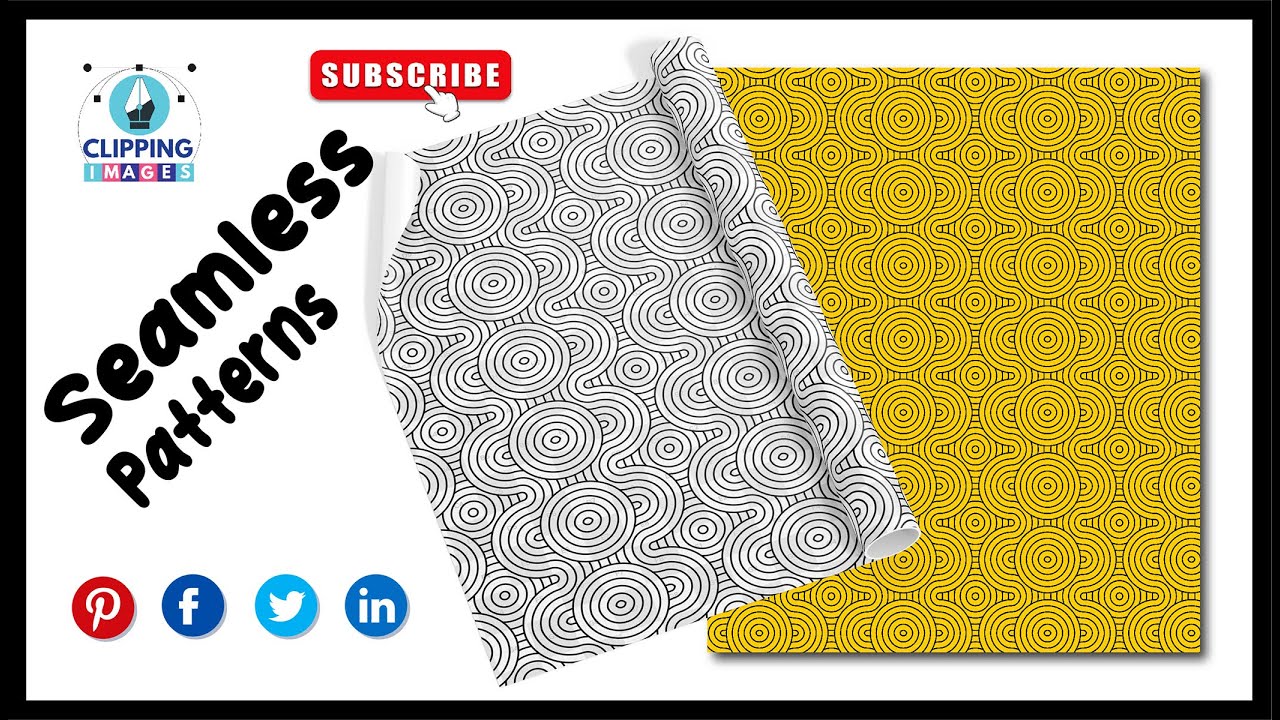 Seamless Patterns Design in Adobe Illustration Tutorial - YouTube