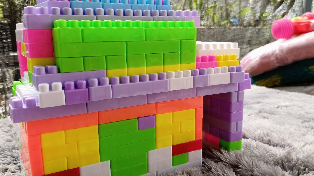 Lego Rumah | Cara Membuat Rumah Rumahan dari Lego | mainan anak - YouTube