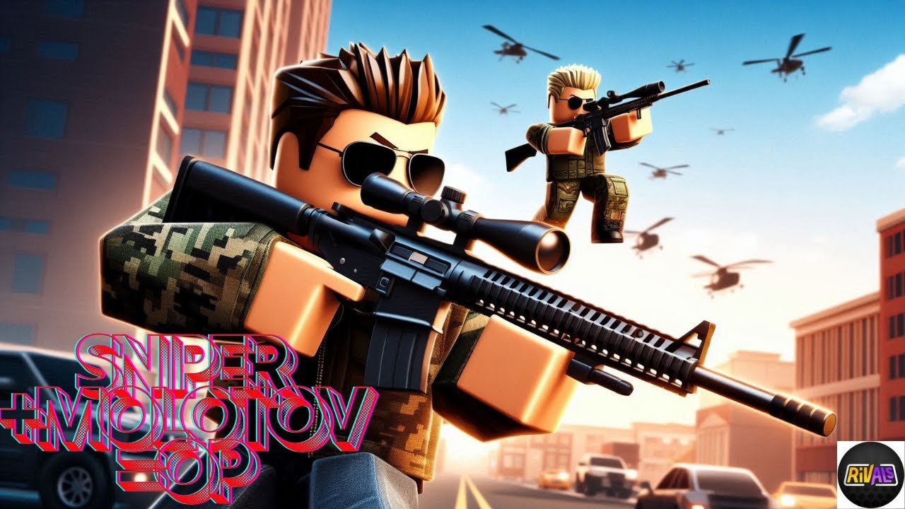 Raghav is OP with Molotov and Sniper in Roblox Rivals!!! - YouTube