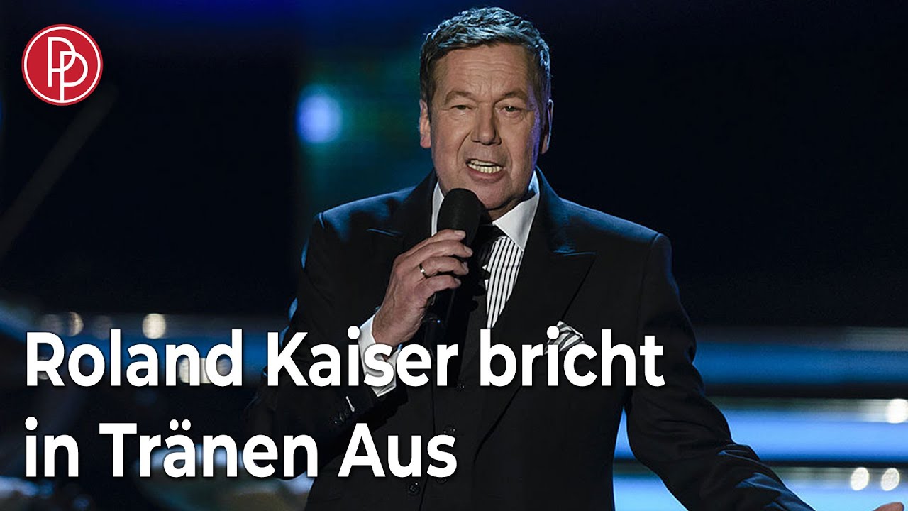 Emotionaler Moment: Roland Kaiser bricht im TV in Tränen aus ...