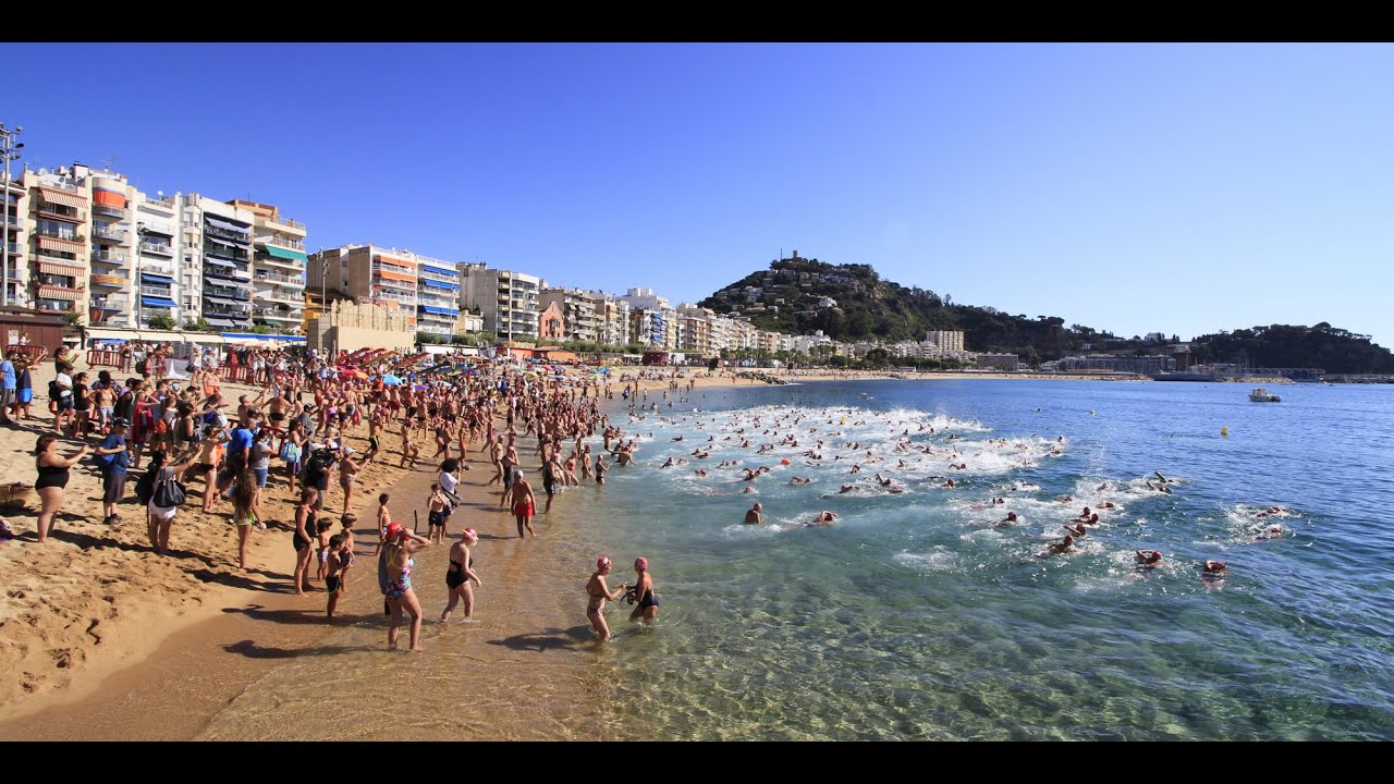 74a Travessia Popular del Port de Blanes - 2016 - YouTube