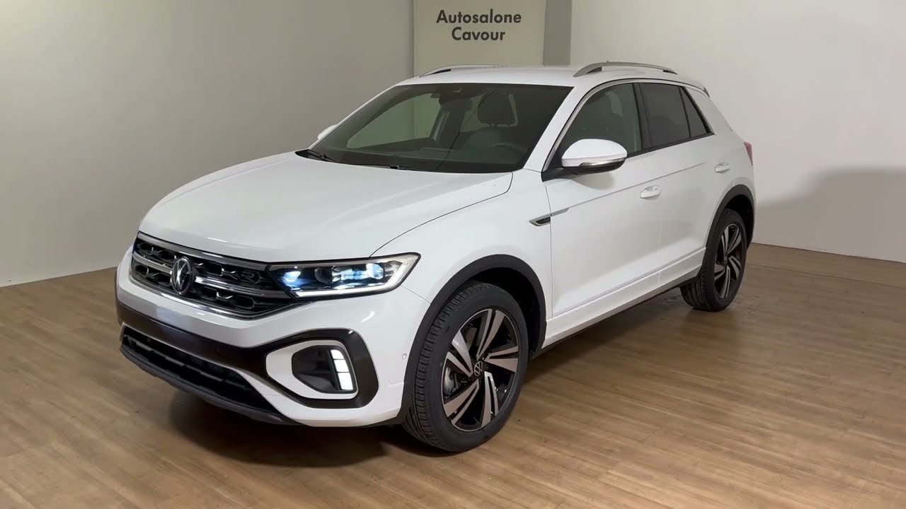 Volkswagen T Roc 2 0 TDI DSG R Line Pure White 141792 - YouTube