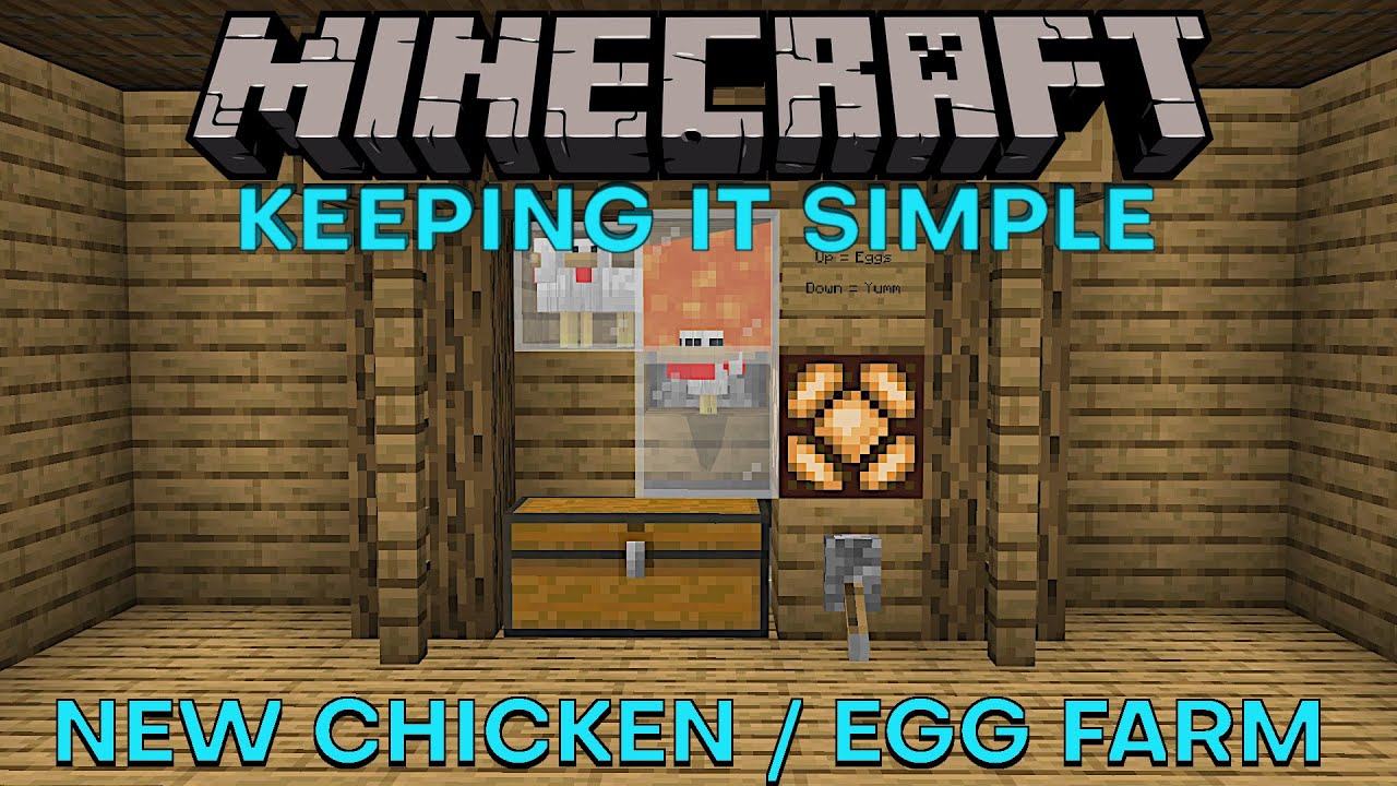 AUTOMATIC Chicken Cooker | Smallest Design | Minecraft Keeping It ...