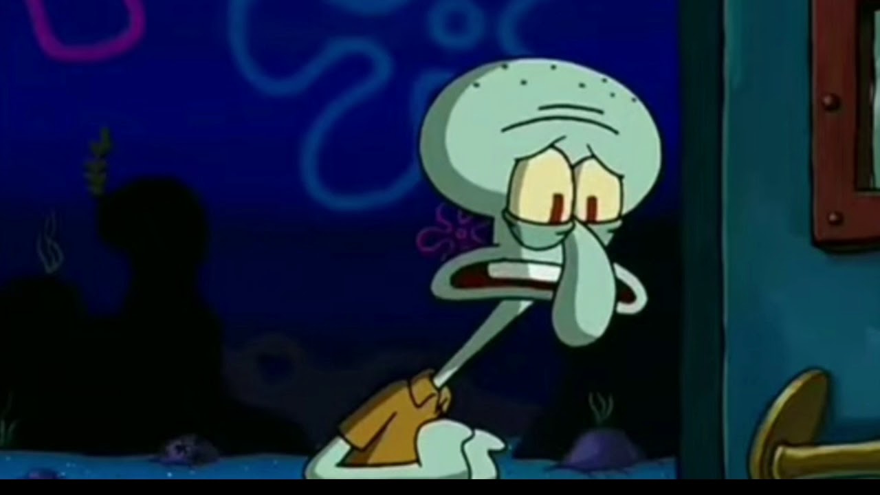 Squidward sad Stanley Squarepants - YouTube