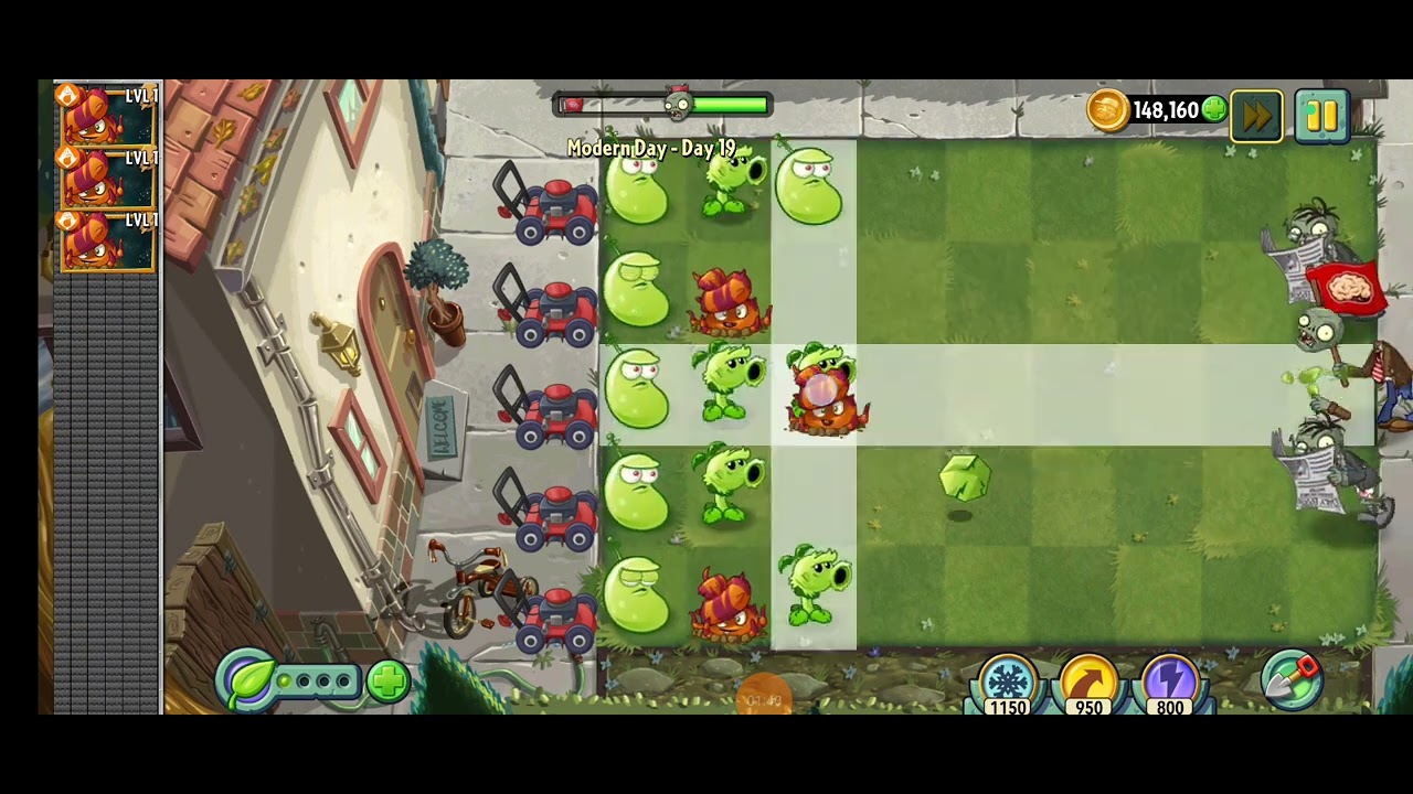 Thế giới khó nhất trong PvZ2 Modern Day - level 19 | Adventure System ...