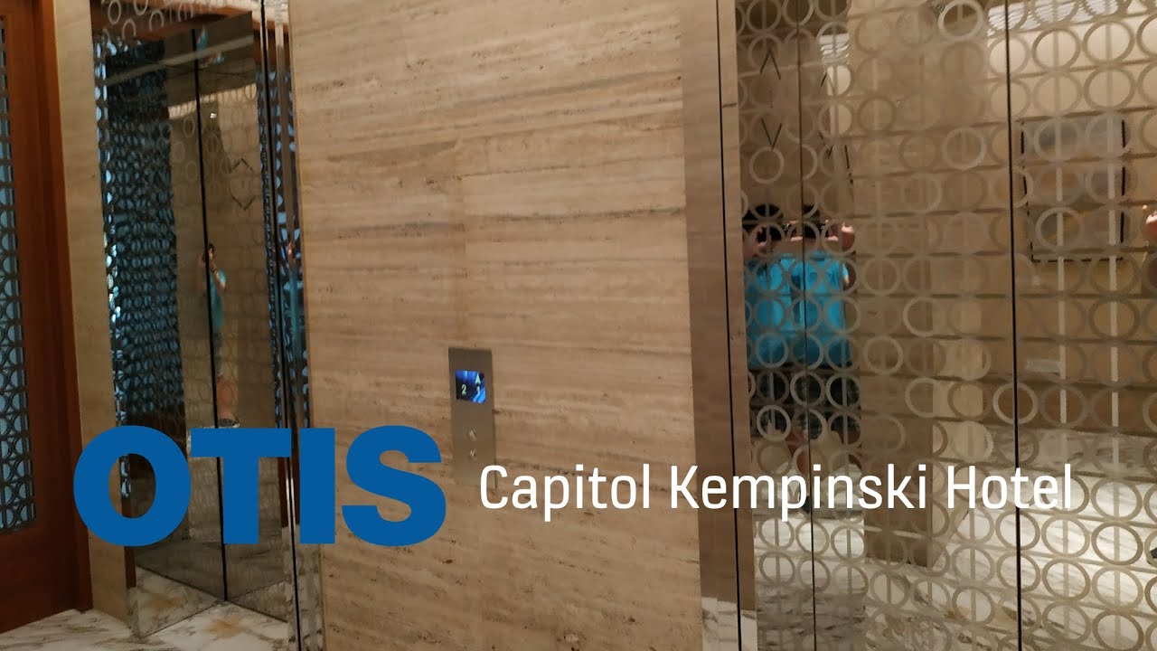 OTIS lifts at Capitol Kempinski Hotel - YouTube