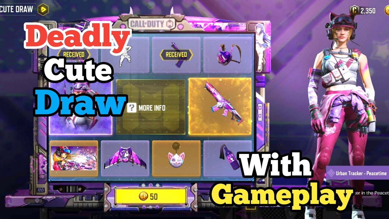 *NEW* DEADLY CUTE LUCKY DRAW | CODM Epic DR-H Tactical Prowl And Renetti Tactical Prow Gameplay ...