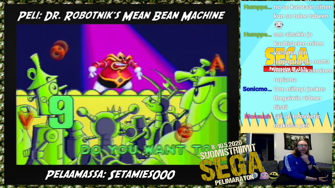 Sega-maraton | Dr. Robotnik's Mean Bean Machine | Setamies000 - YouTube