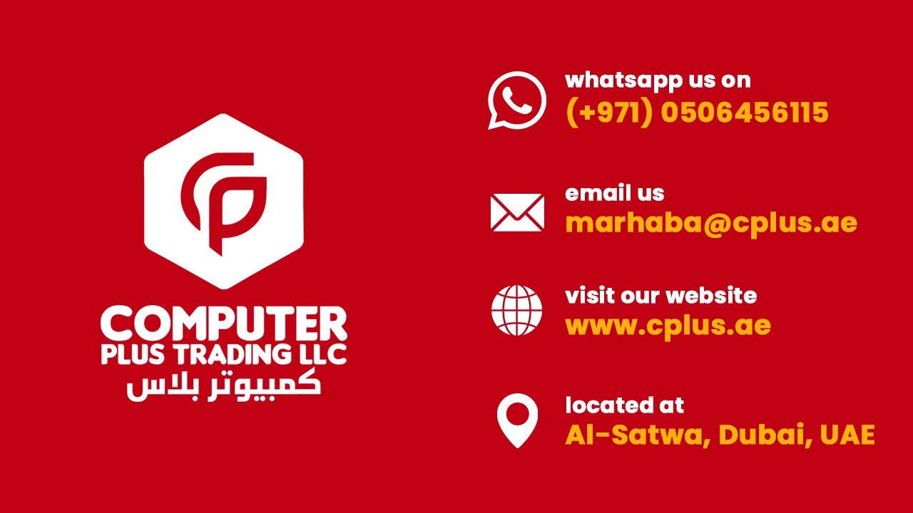Computer Plus Trading LLC (C+) - www.cplus.ae - YouTube
