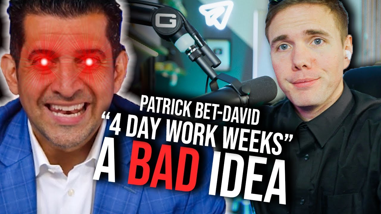 PATRICK BET-DAVID STRUGGLES TO EXPLAIN WHY A 4 DAY WORK WEEK IS BAD | # ...