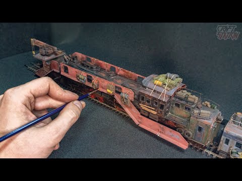 How to make working post apocaliptic train from Metro Exodus 1\\87 HO