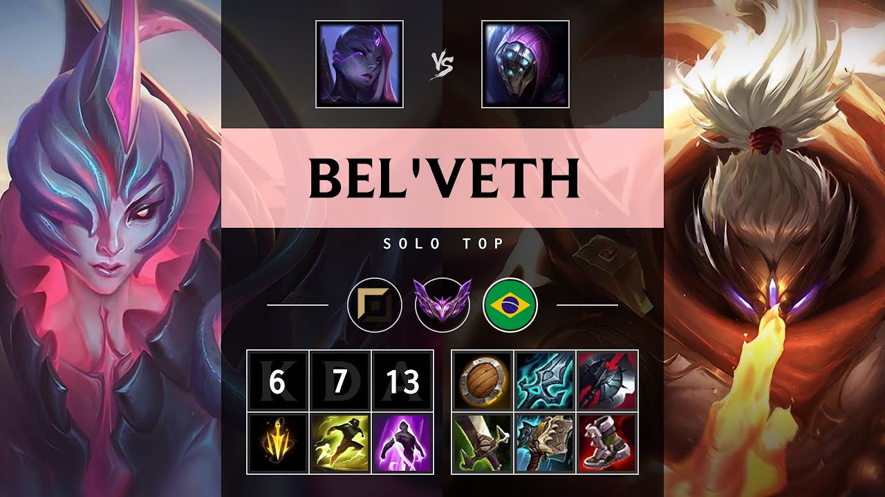 Bel'Veth Top vs Jax - BR Master Patch 25.20 - YouTube