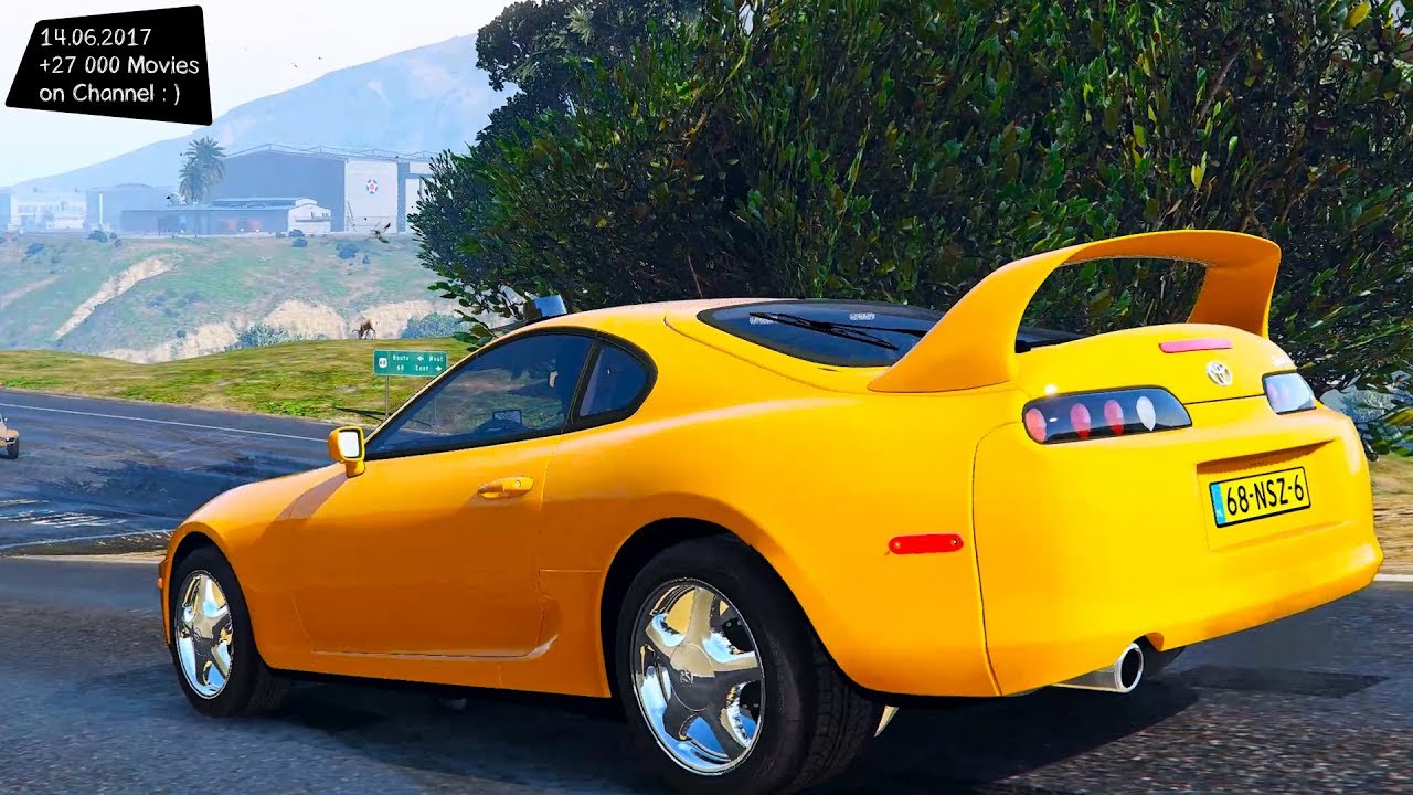 Unmarked Toyota Supra 1998 Dutch Police New ENB Top Speed Test GTA Mod ...