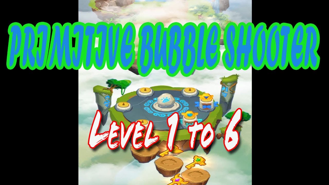Primitive Bubble Shooter Gets INTENSE - Level 1 to 6 | Primitive Bubble ...