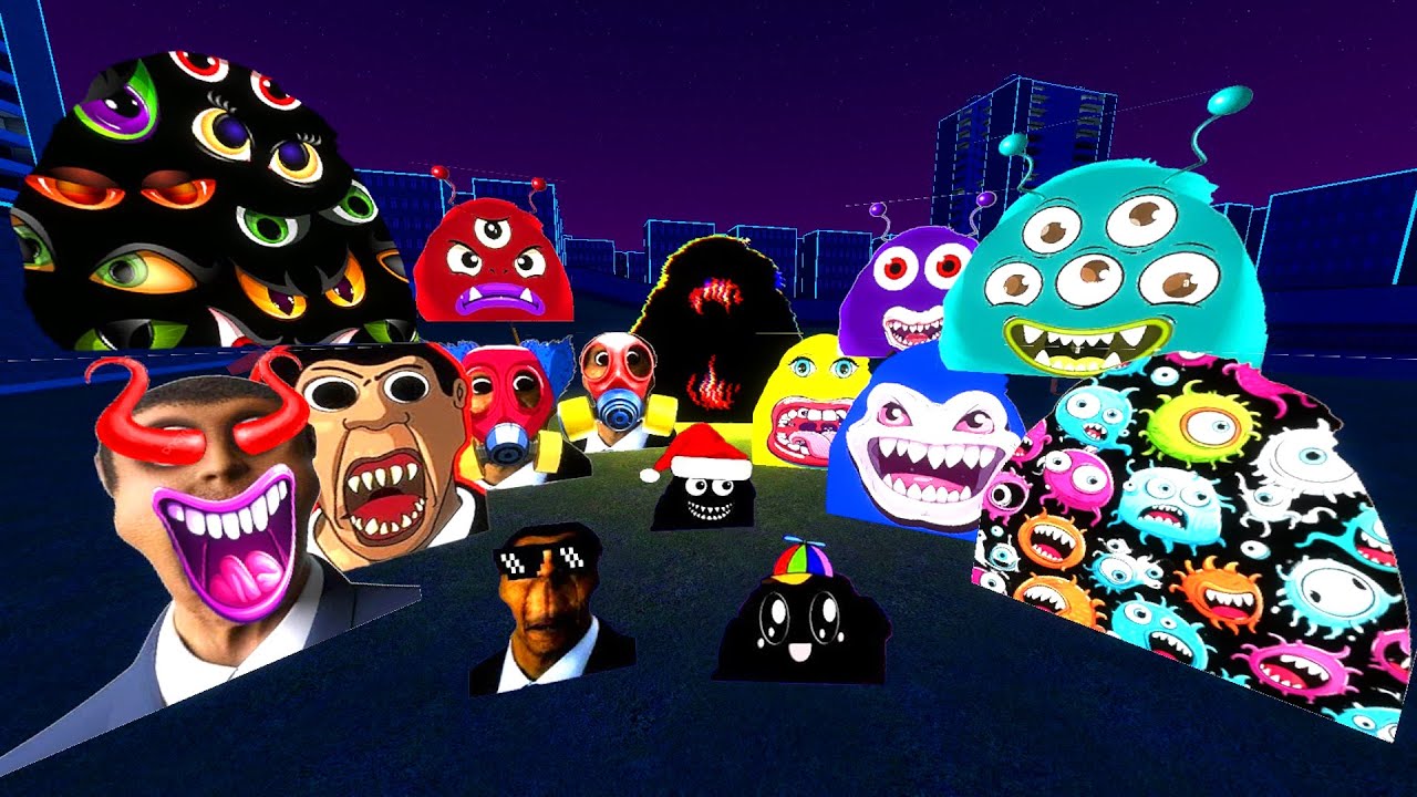 All New Angry Munci Nextbots and New Obunga Nextbot Family ! In Garry's ...
