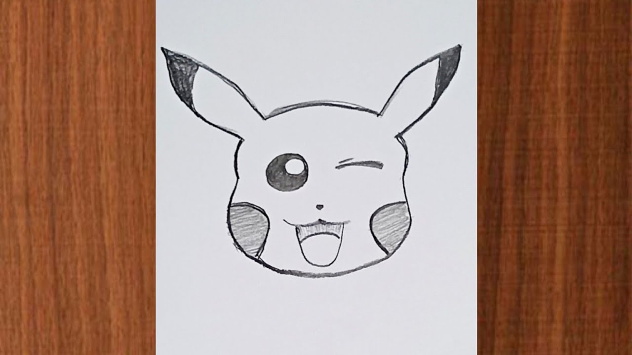 Drawing easy || how to draw pikachu step by step || Drawing - YouTube