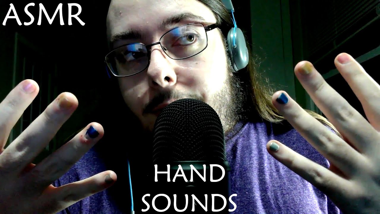 ASMR Hand Sounds - Tapping/Fluttering/Rubbing - YouTube