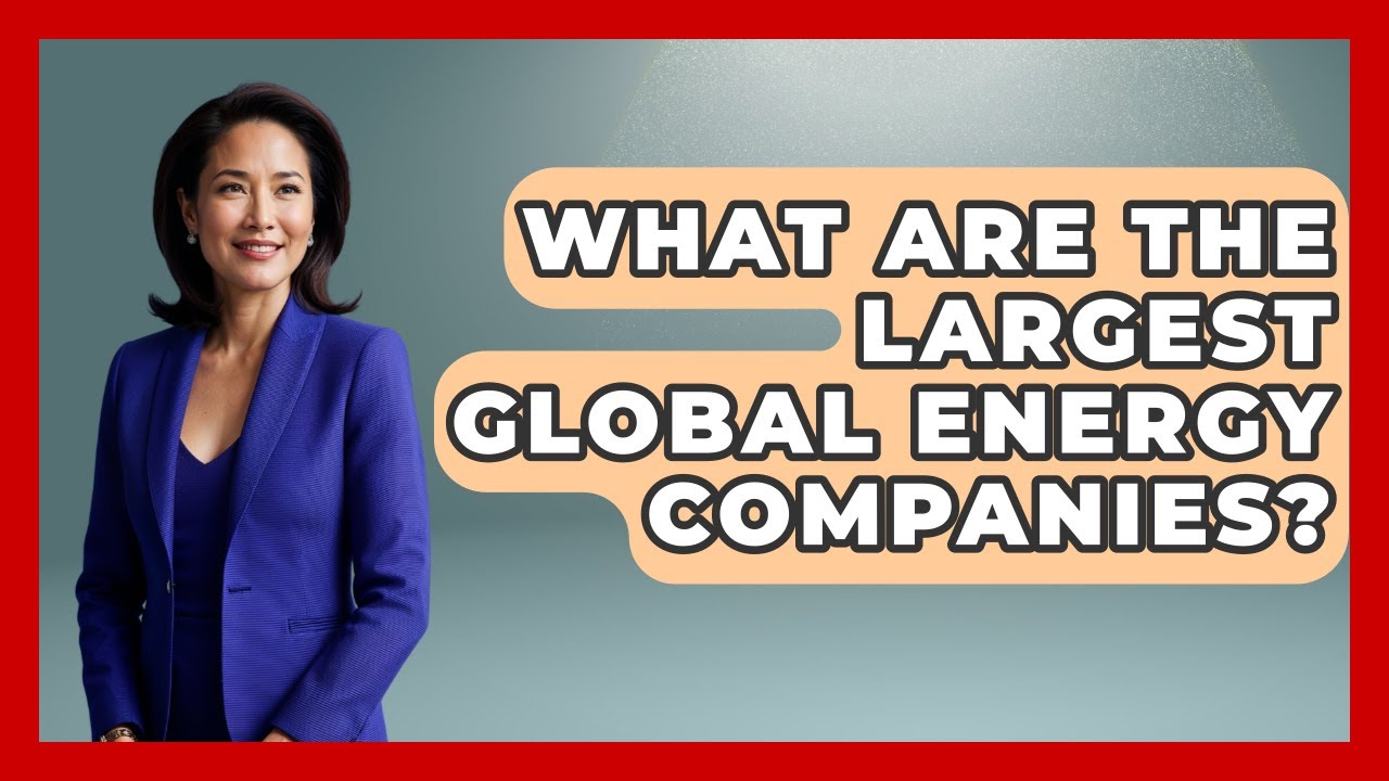 What Are The Largest Global Energy Companies? - The Geography Atlas ...