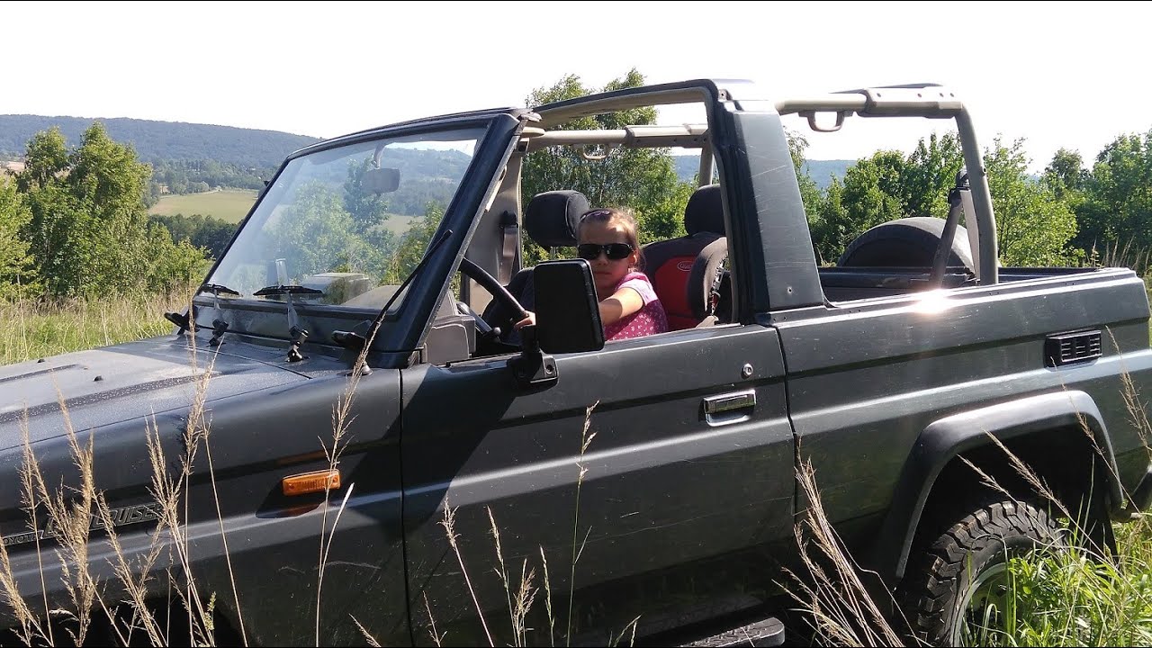 Toyota Land Cruiser LJ73 4x4 Cabrio off-road For Kids ;-) Driving ...