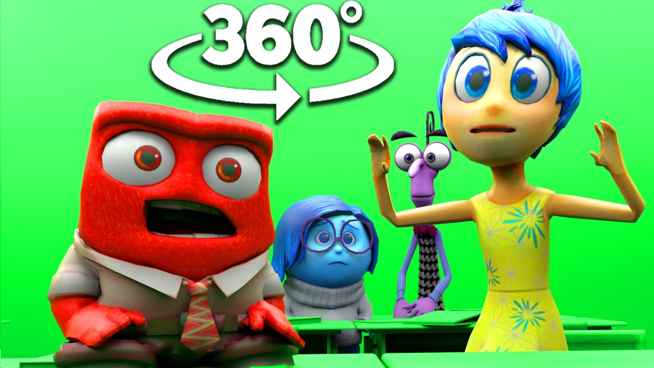 Inside Out 2 Emotions In YOUR School 360º VR | 4K | VR | 360 Video ...