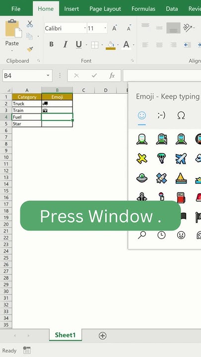 Emojis In Excel Exceltricks Excel Exceltips Exceltutorial Trending Excel365